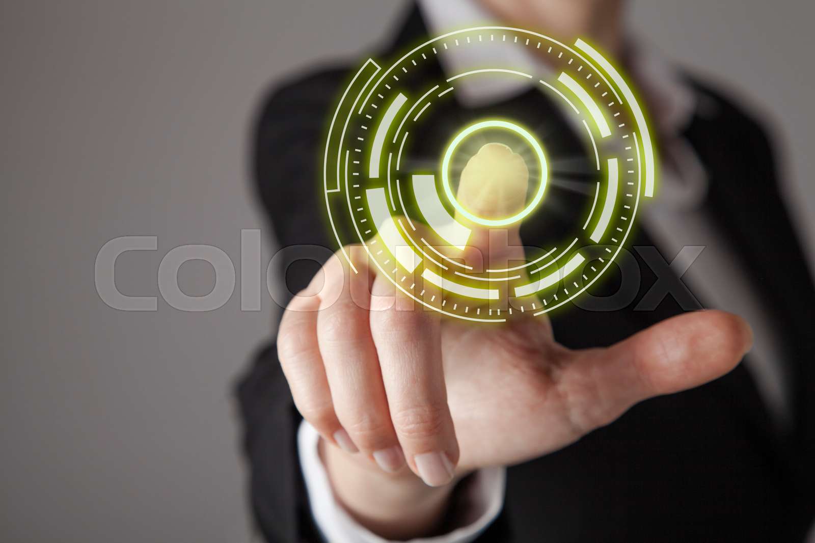 Touch screen concept | Stock image | Colourbox