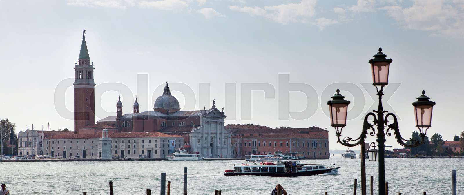 Venice canal scene in Italy | Stock image | Colourbox