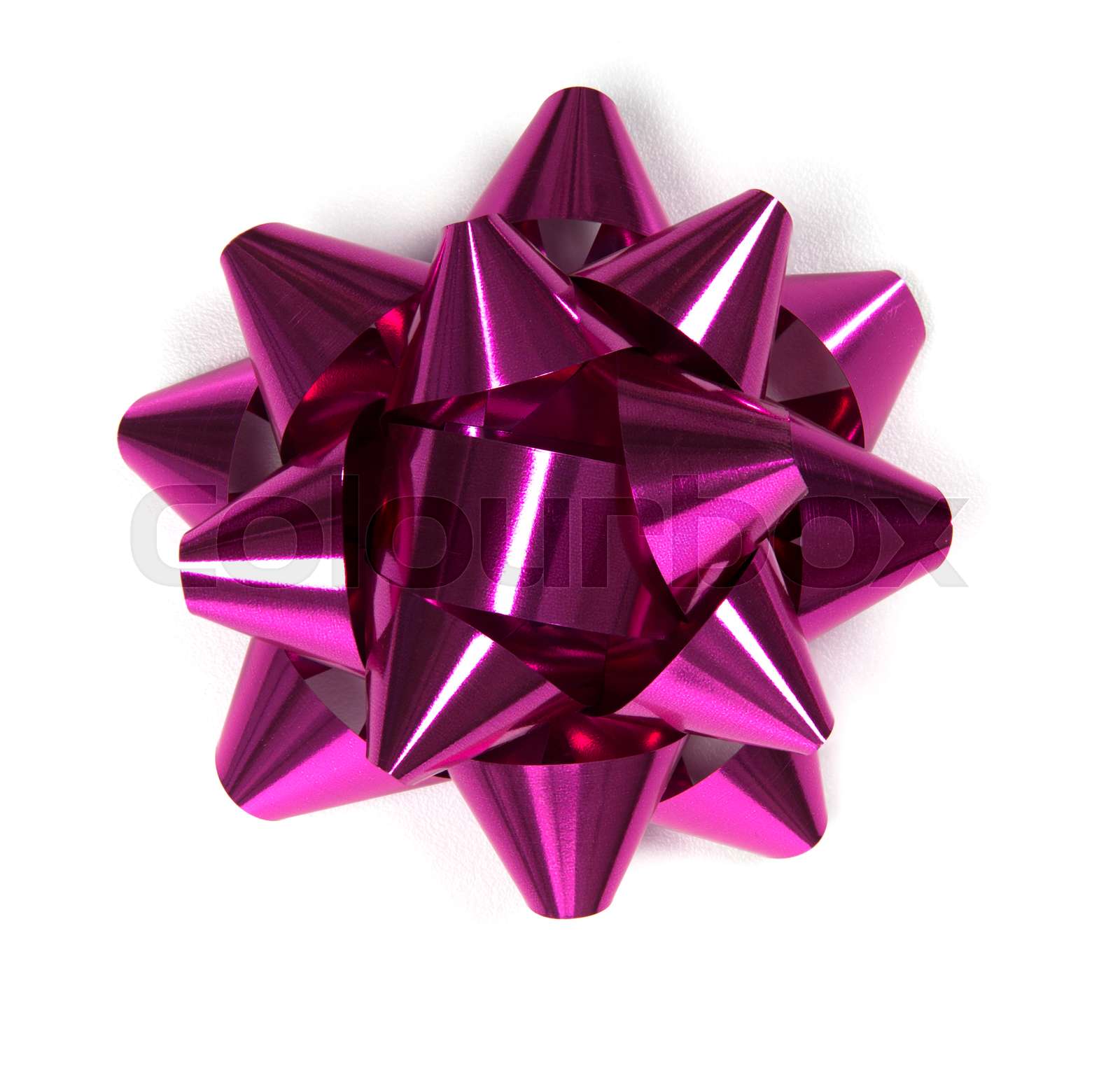 Magenta Bow | Stock image | Colourbox