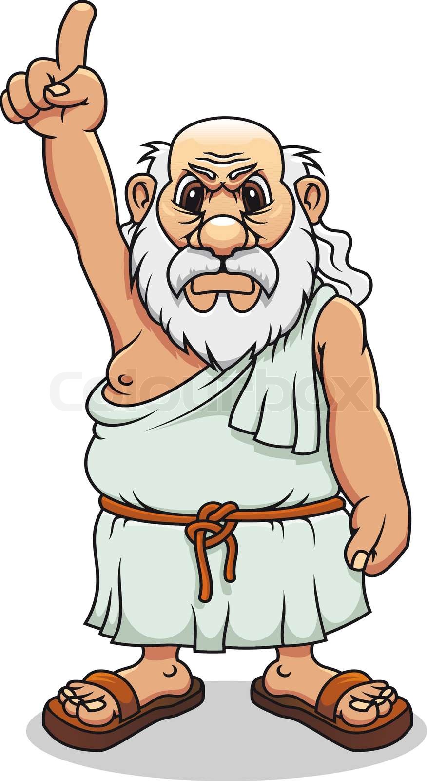 Ancient greek man in cartoon style for comics design | Stock vector ...