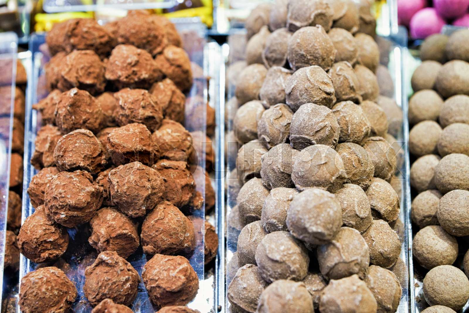 Collection of Swiss chocolate truffle | Stock image | Colourbox
