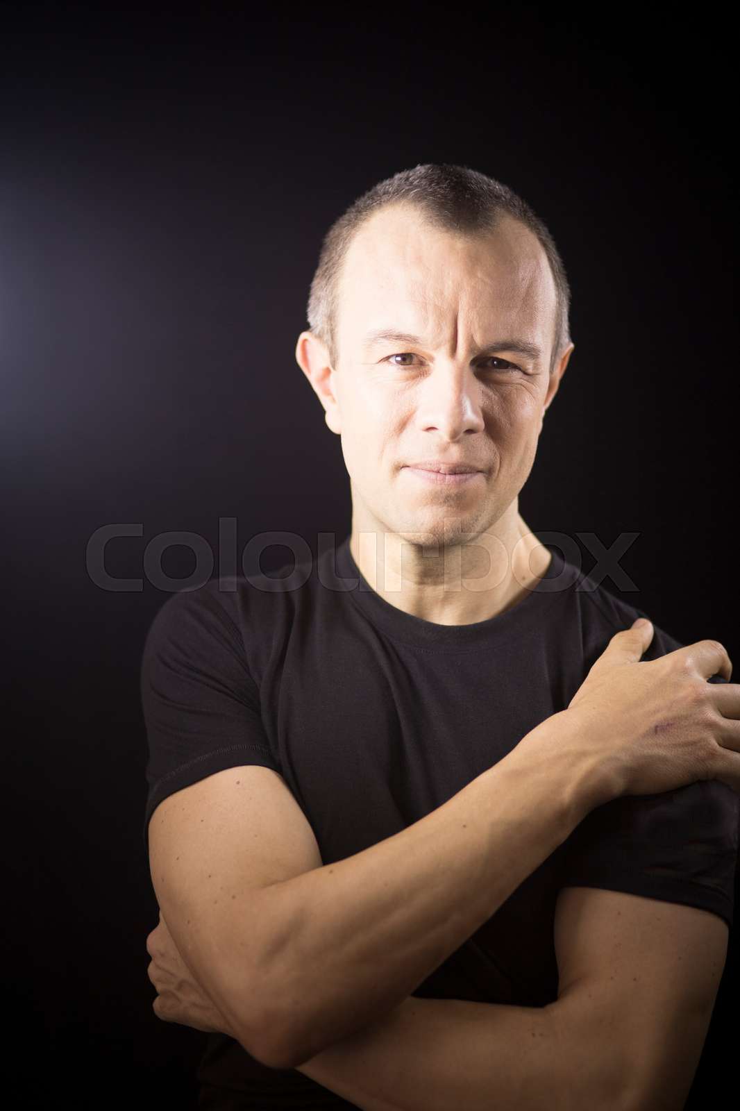 Handsome man aged in 40s | Stock image | Colourbox