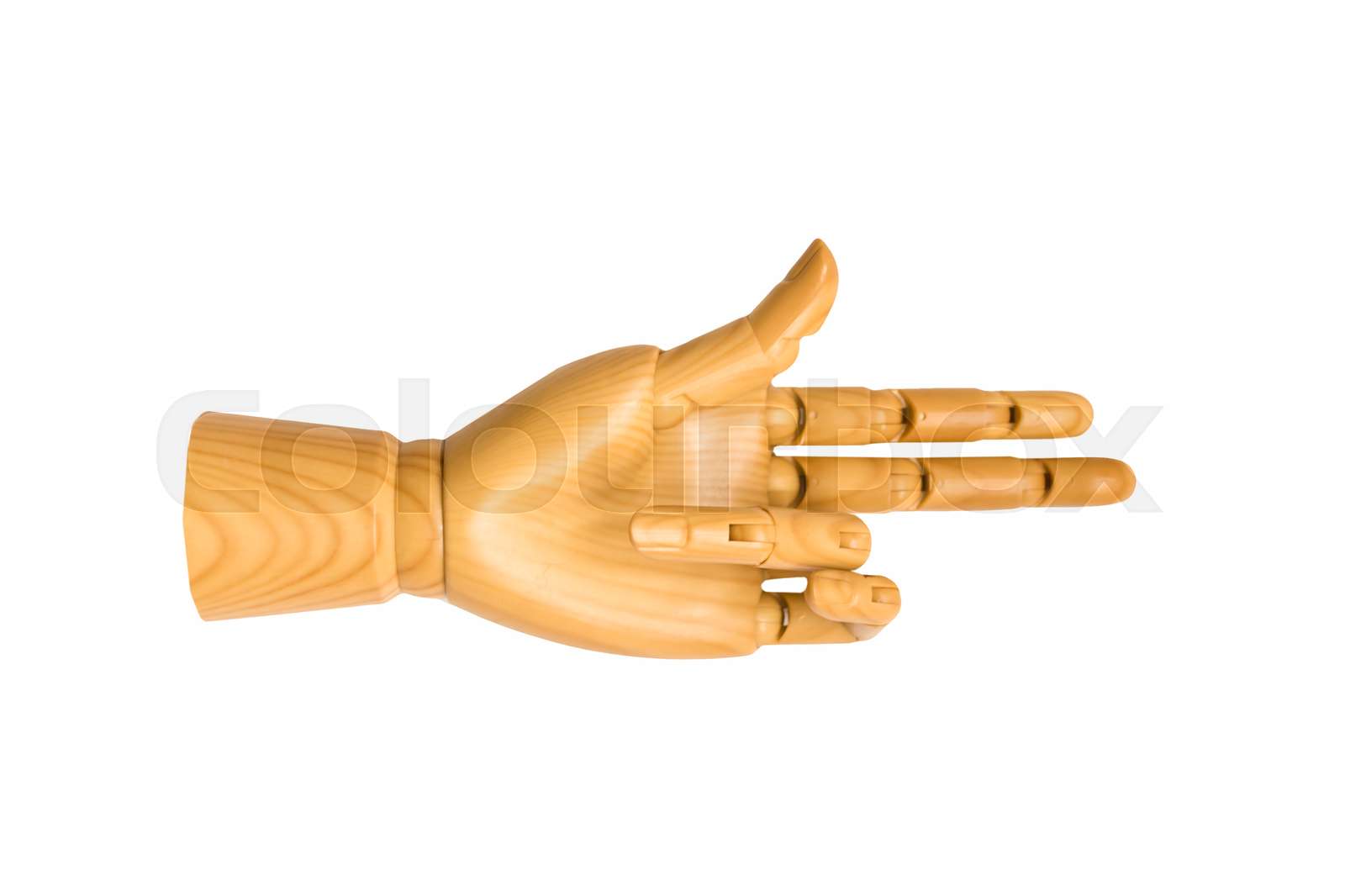 wood hand model | Stock image | Colourbox