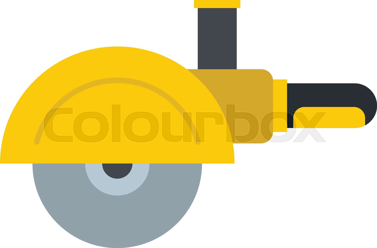 High speed cut off machine icon isolated | Stock vector | Colourbox