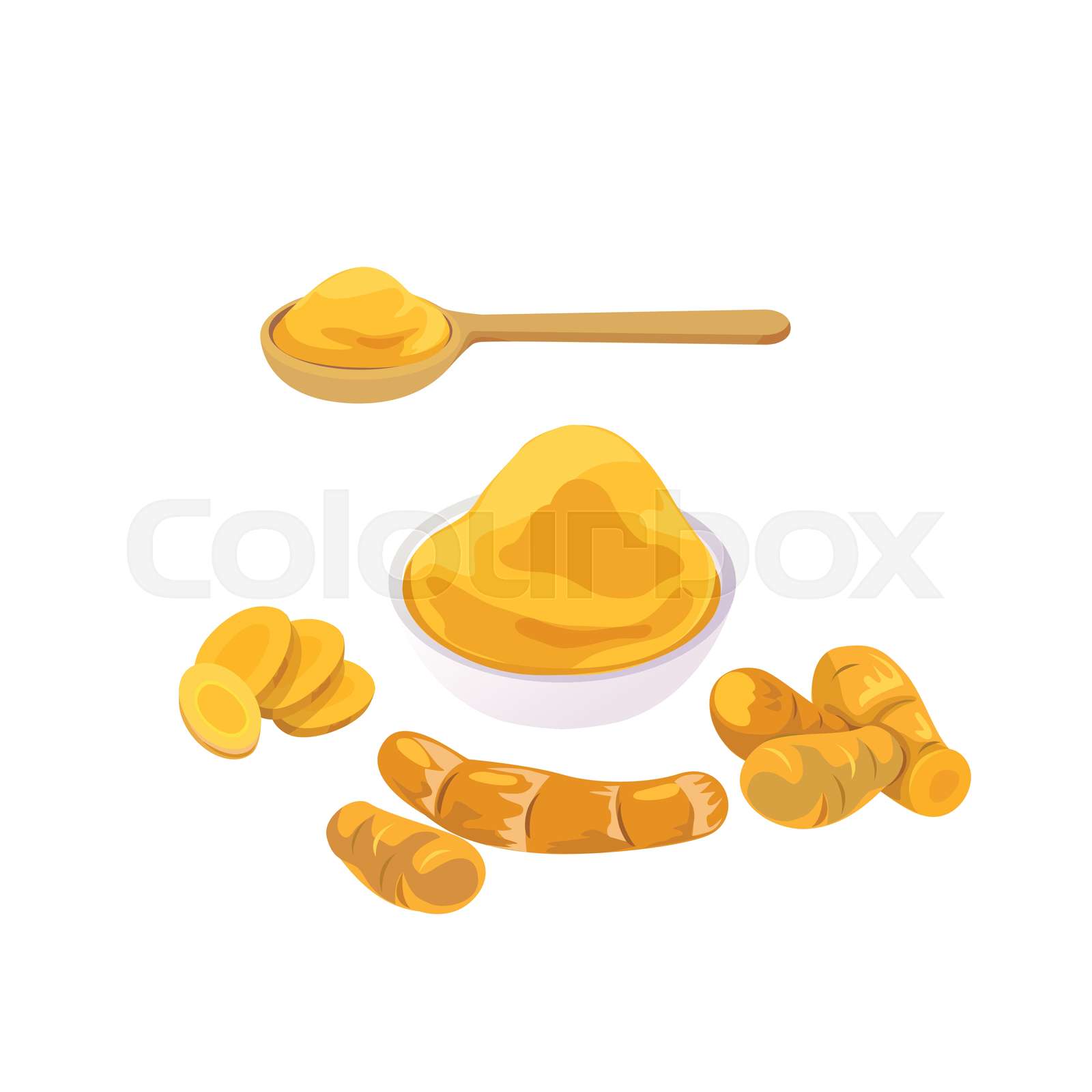 curcuma | Stock vector | Colourbox