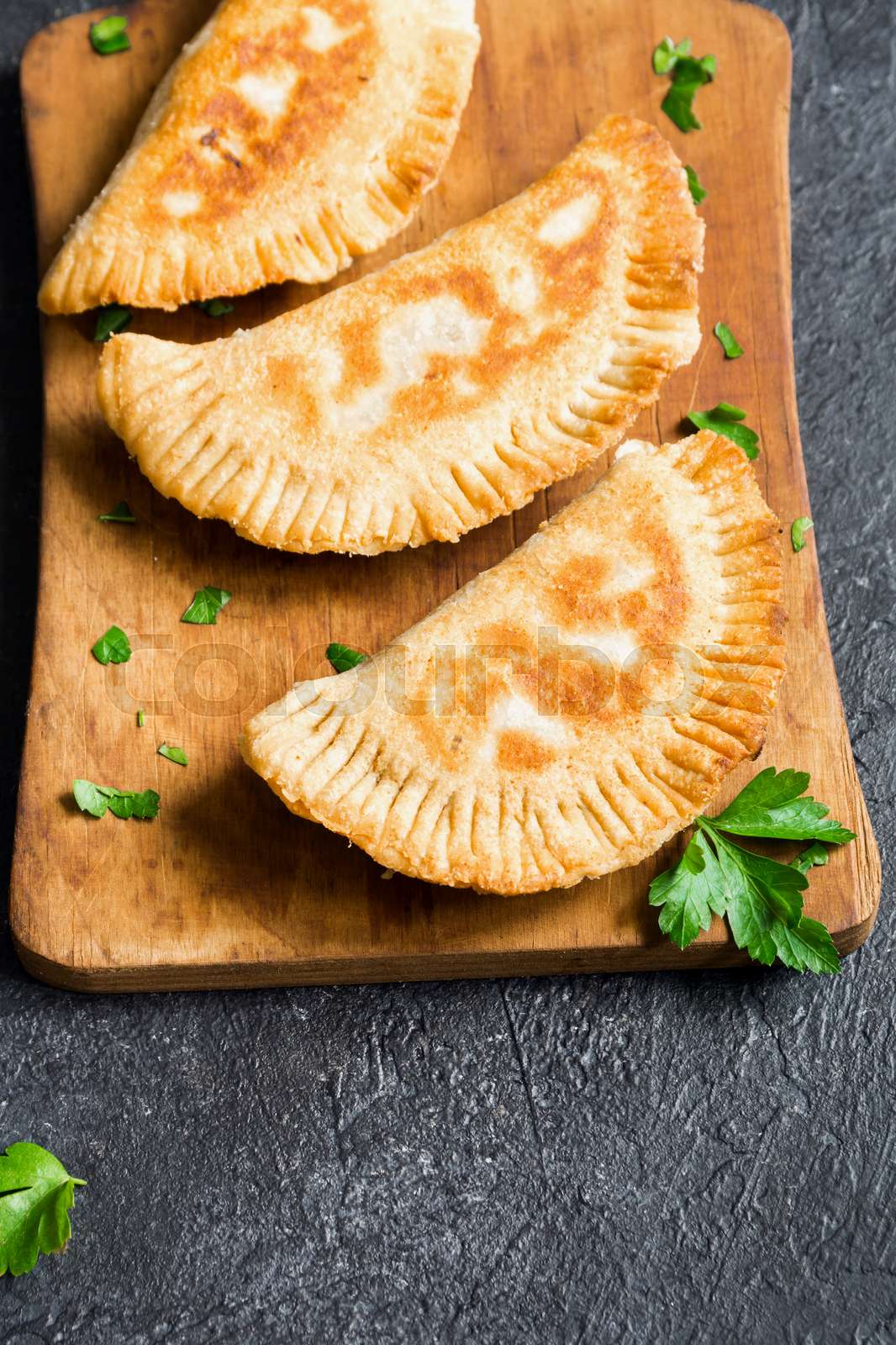 deep fried samosas | Stock image | Colourbox
