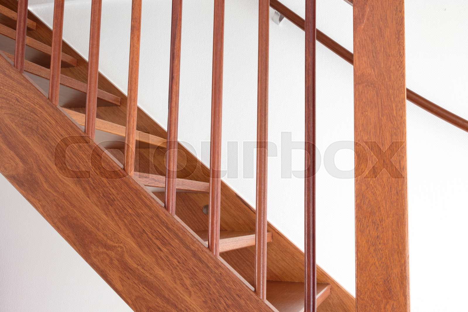 Wooden stairs in a dutch house | Stock image | Colourbox