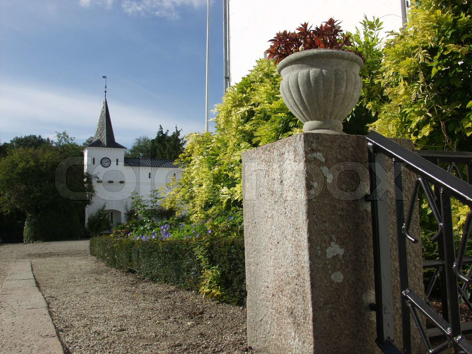 blomst blomster bygning dallund dallund slot danmark dansk Fyn ...