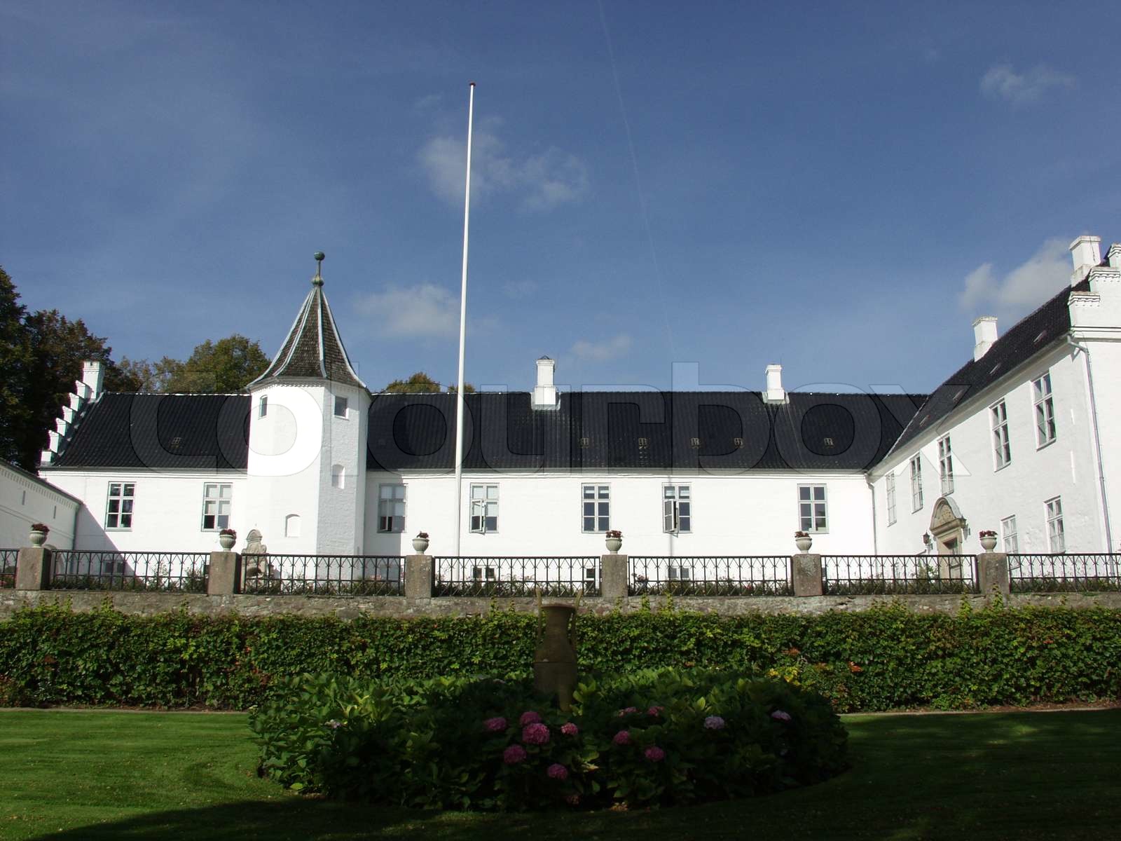 blomst blomster bygning dallund dallund slot danmark dansk Fyn ...