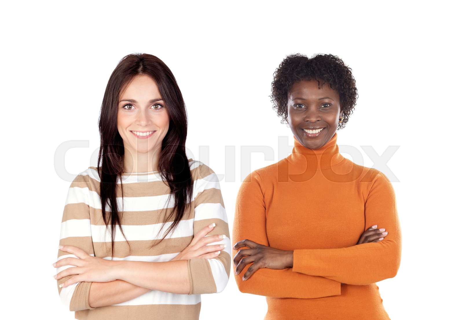 Two women | Stock image | Colourbox