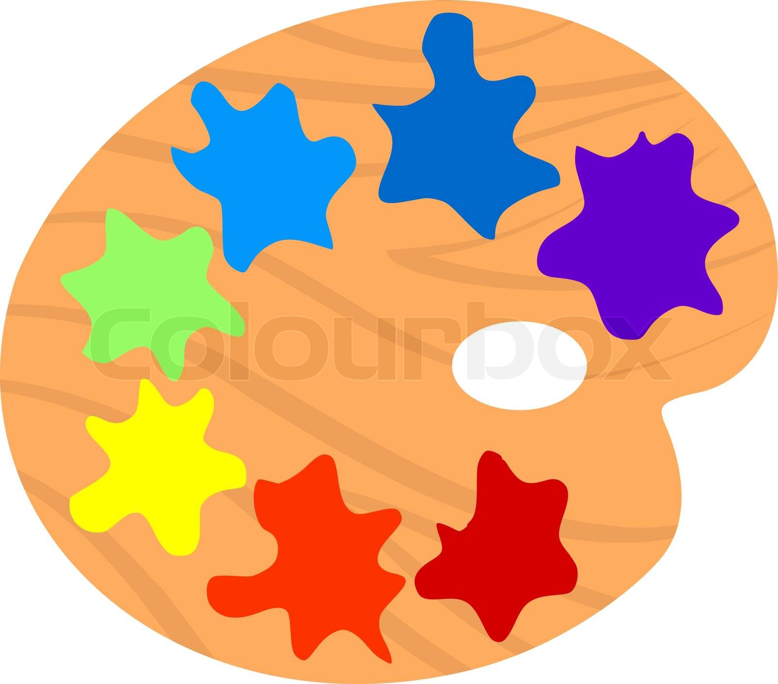 art palette | Stock vector | Colourbox