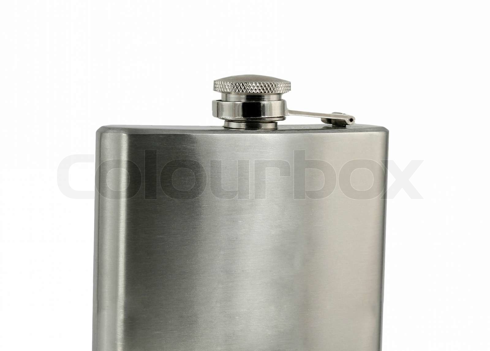 whiskey flask isolated | Stock image | Colourbox
