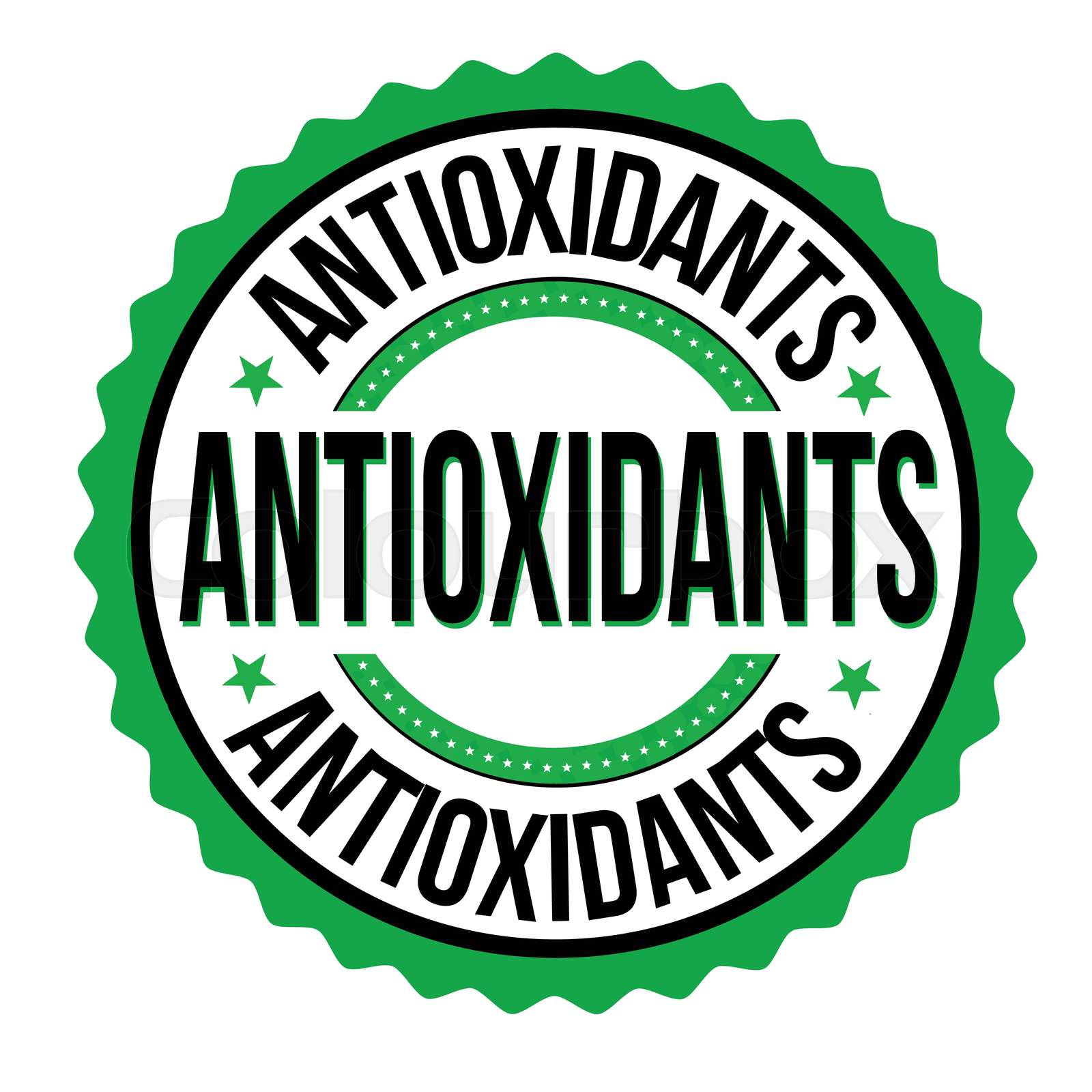 Antioxidants emblem | Stock vector | Colourbox