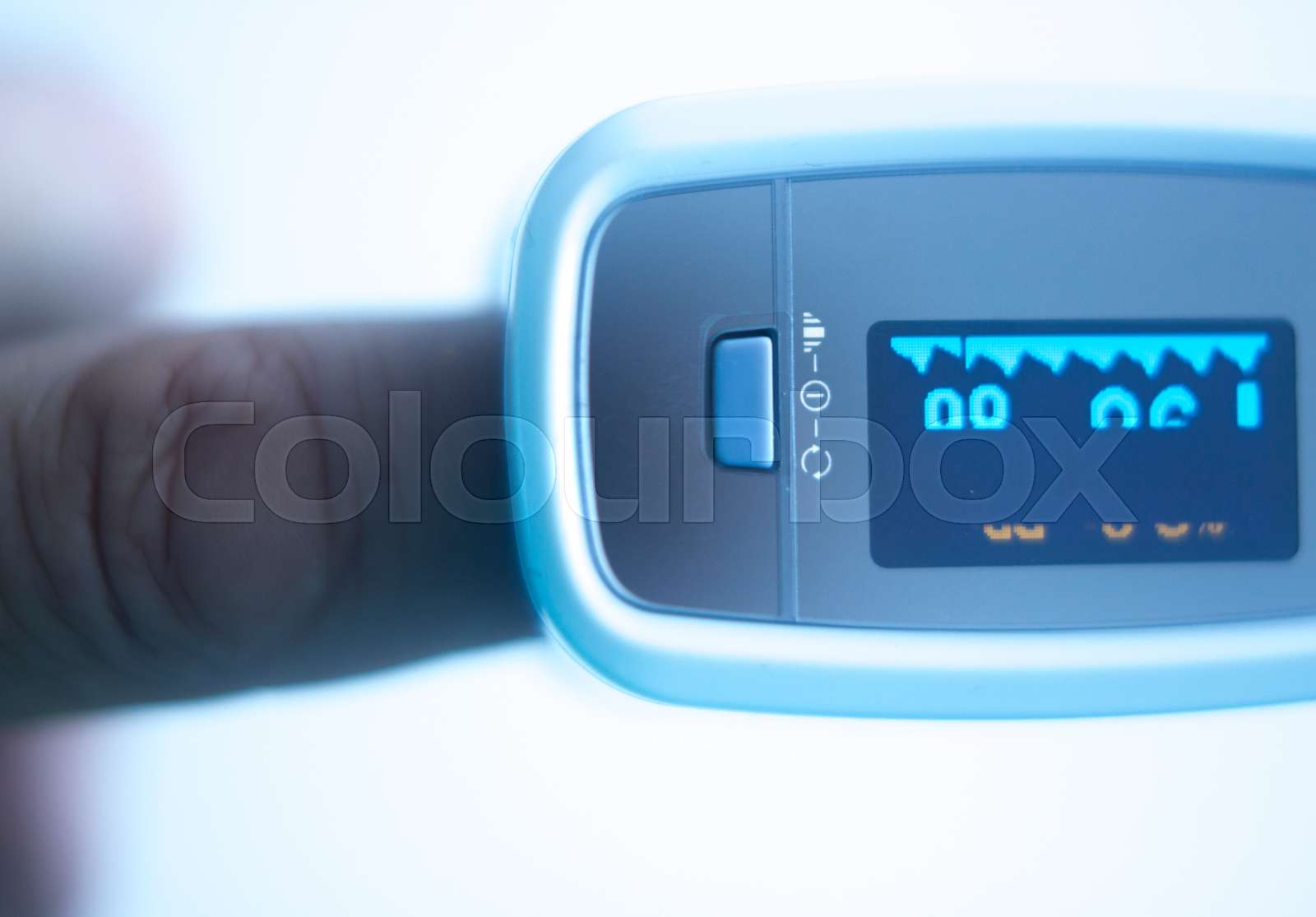 Blood pressure finger monitor | Stock image | Colourbox