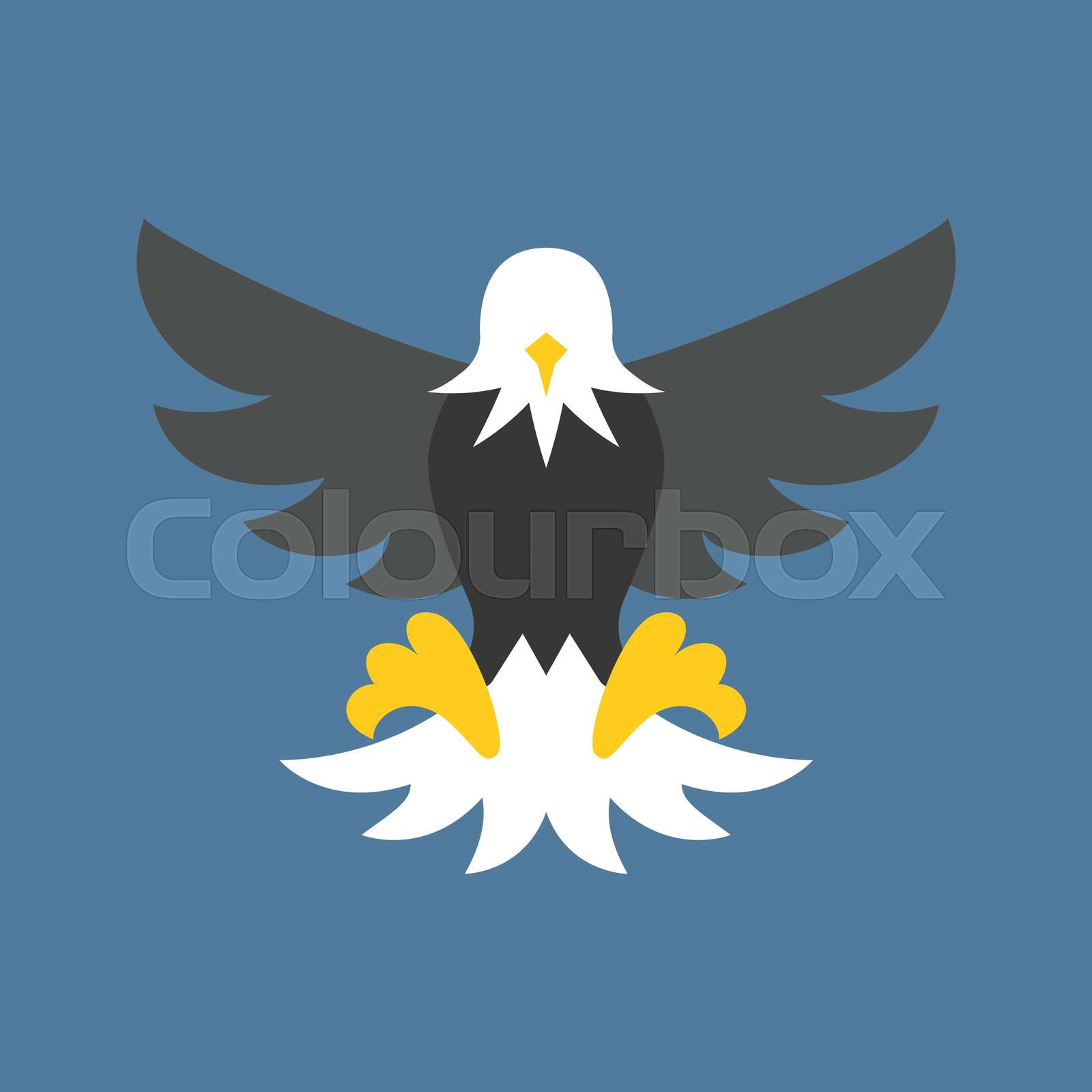 adler, falke, icon | Stock-Vektor | Colourbox