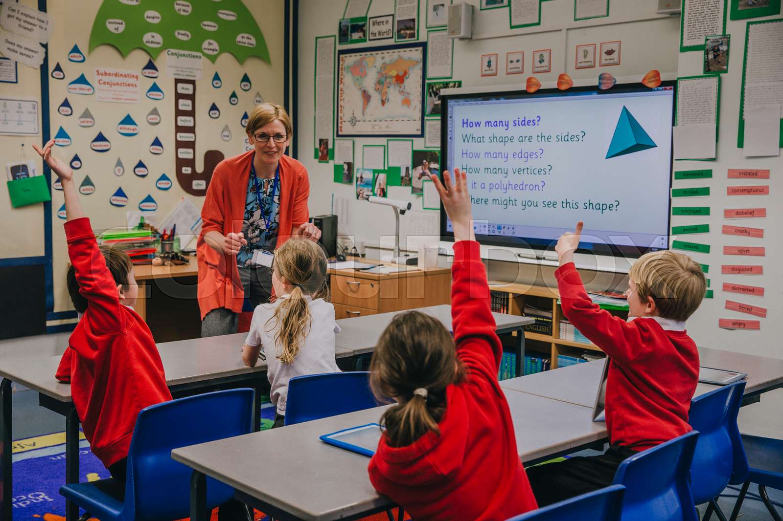 Primary School Lesson | Stock image | Colourbox