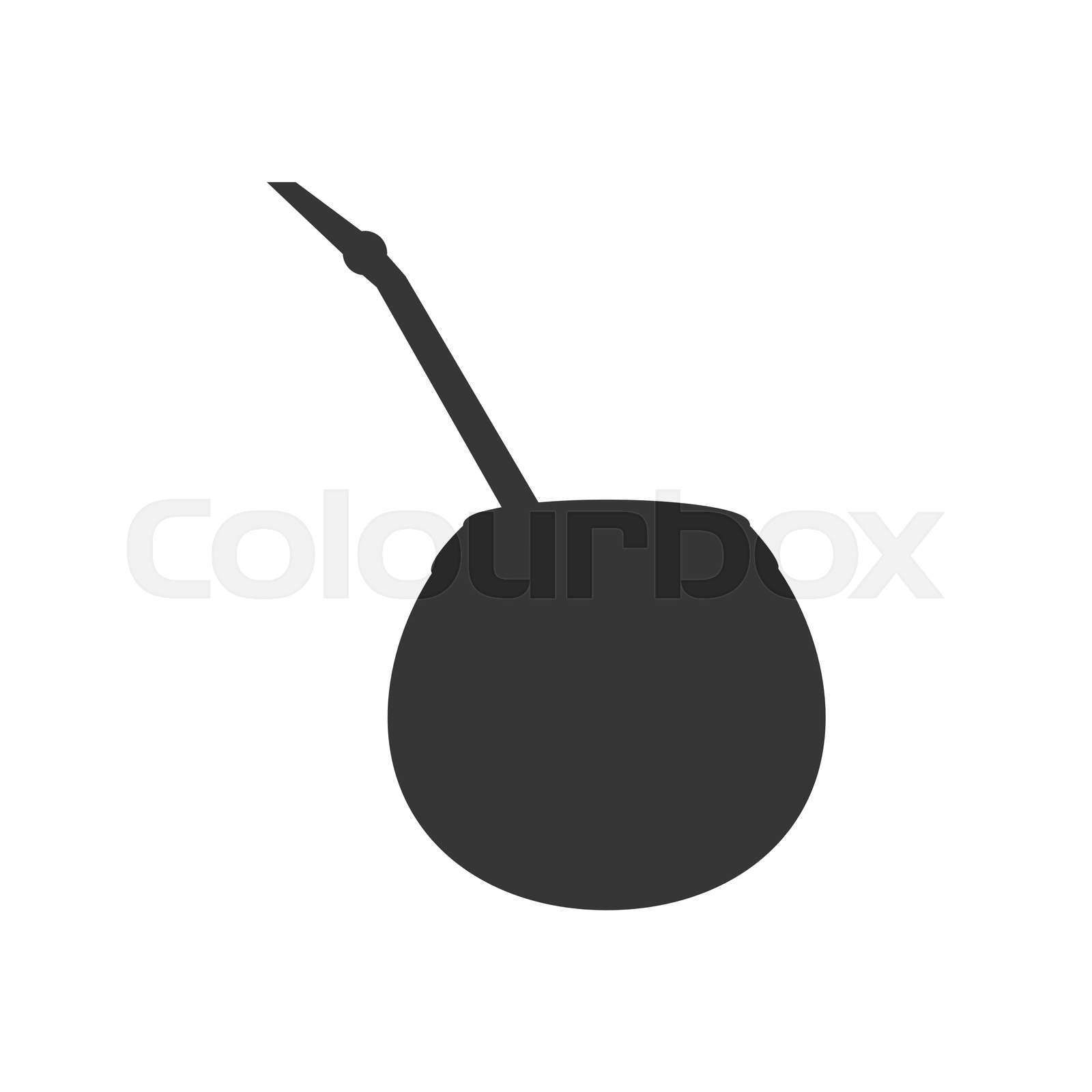 Calabash silhouette illustration | Stock vector | Colourbox