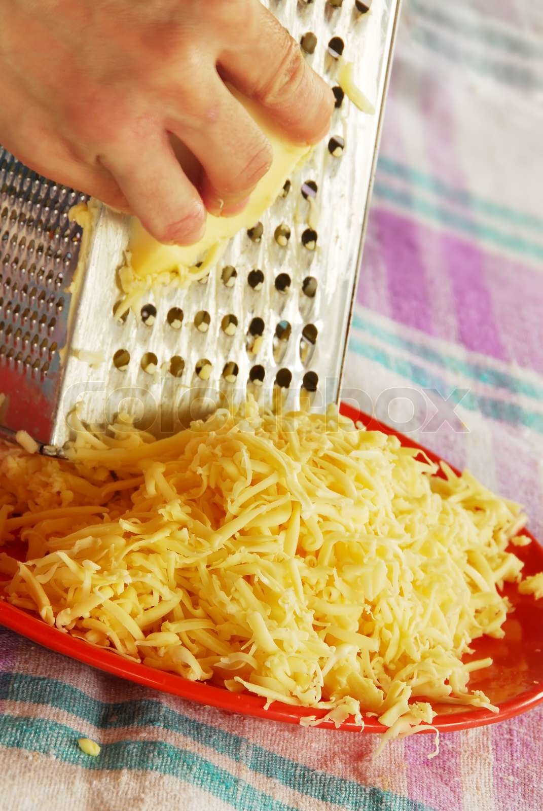 Grated cheese | Stock image | Colourbox