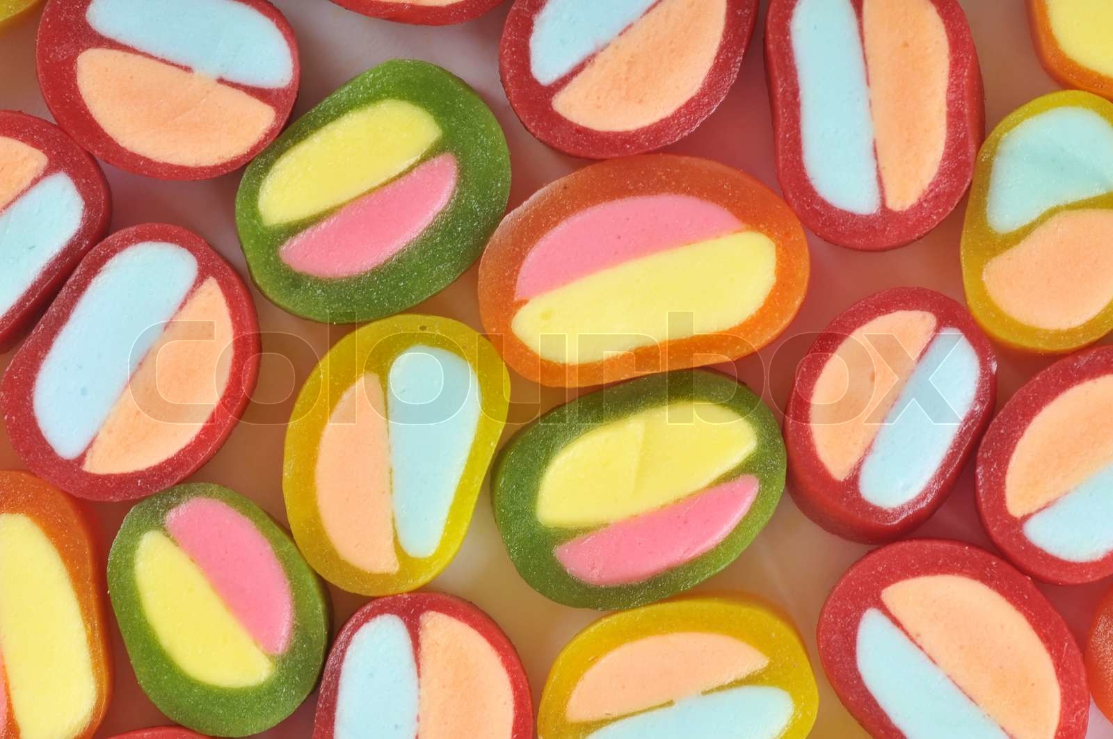 The color background - color jelly candy | Stock image | Colourbox