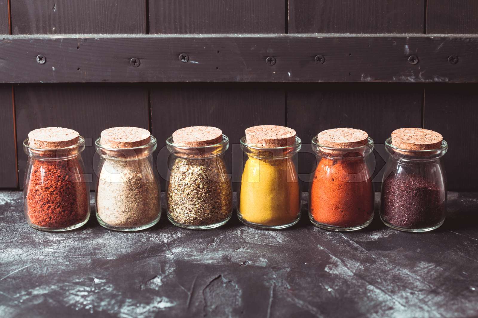Various grinded spices | Stock image | Colourbox