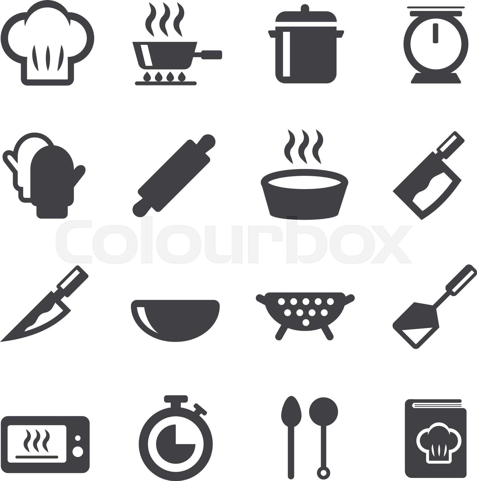 cook icon | Stock vector | Colourbox