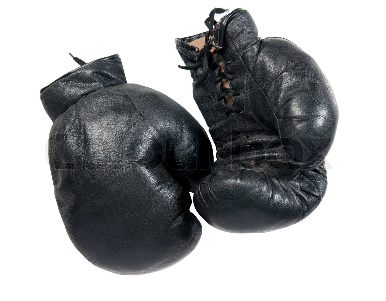 Boxhandschuhe auf einem weißen Hintergrund close up | Stock Bild ...