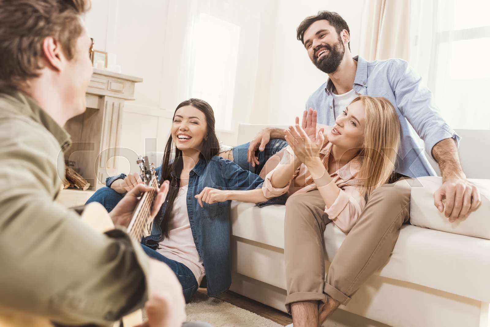 Diverse people partying together | Stock image | Colourbox