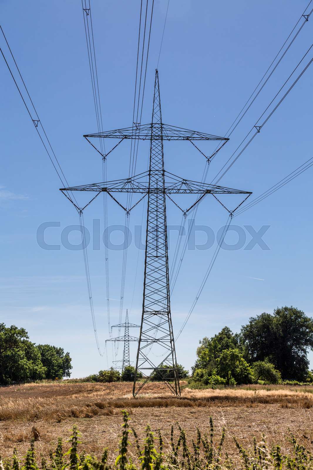 tower, pylon, natural | Stock image | Colourbox