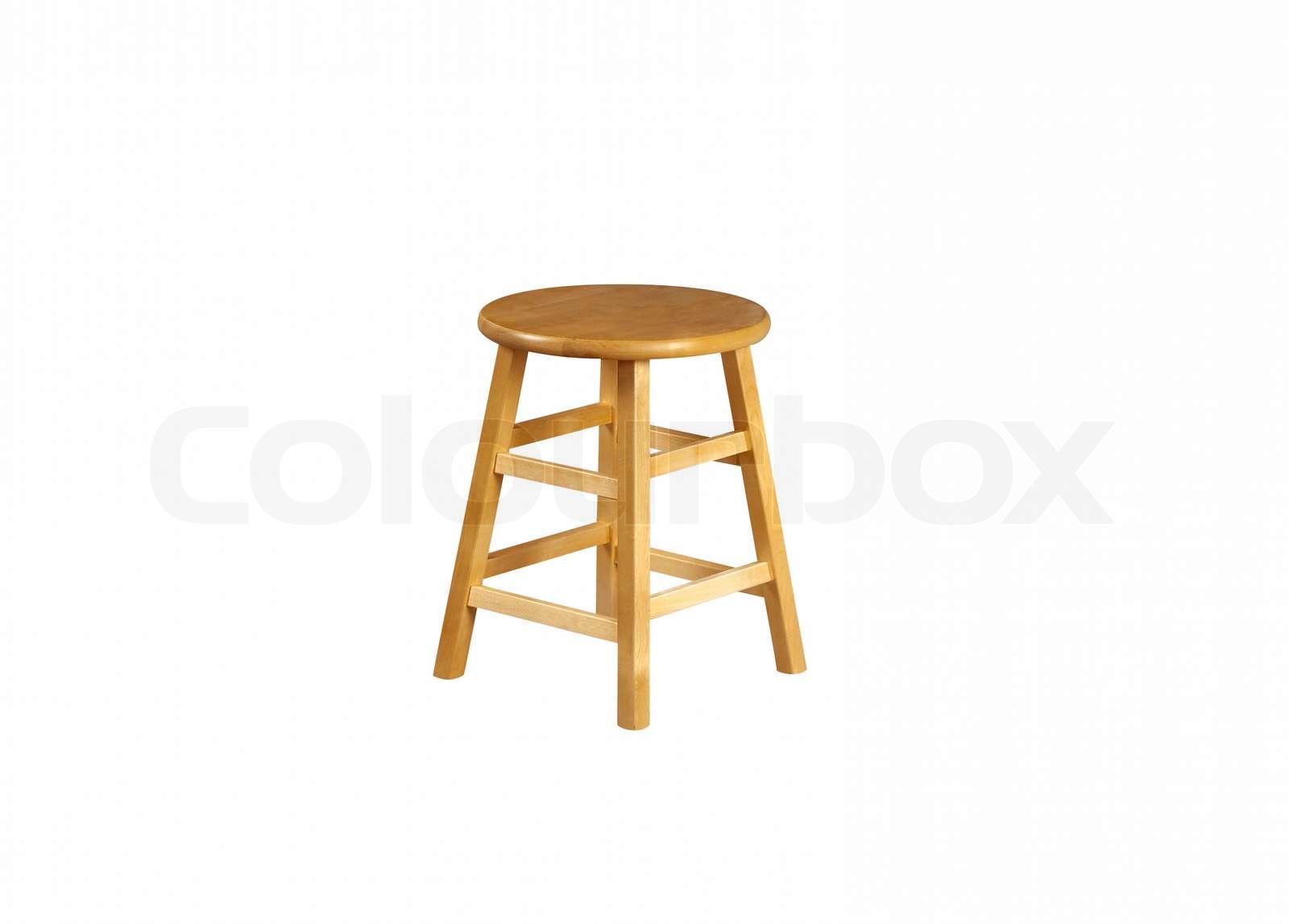 Small Stool isolated on a | Stock image | Colourbox