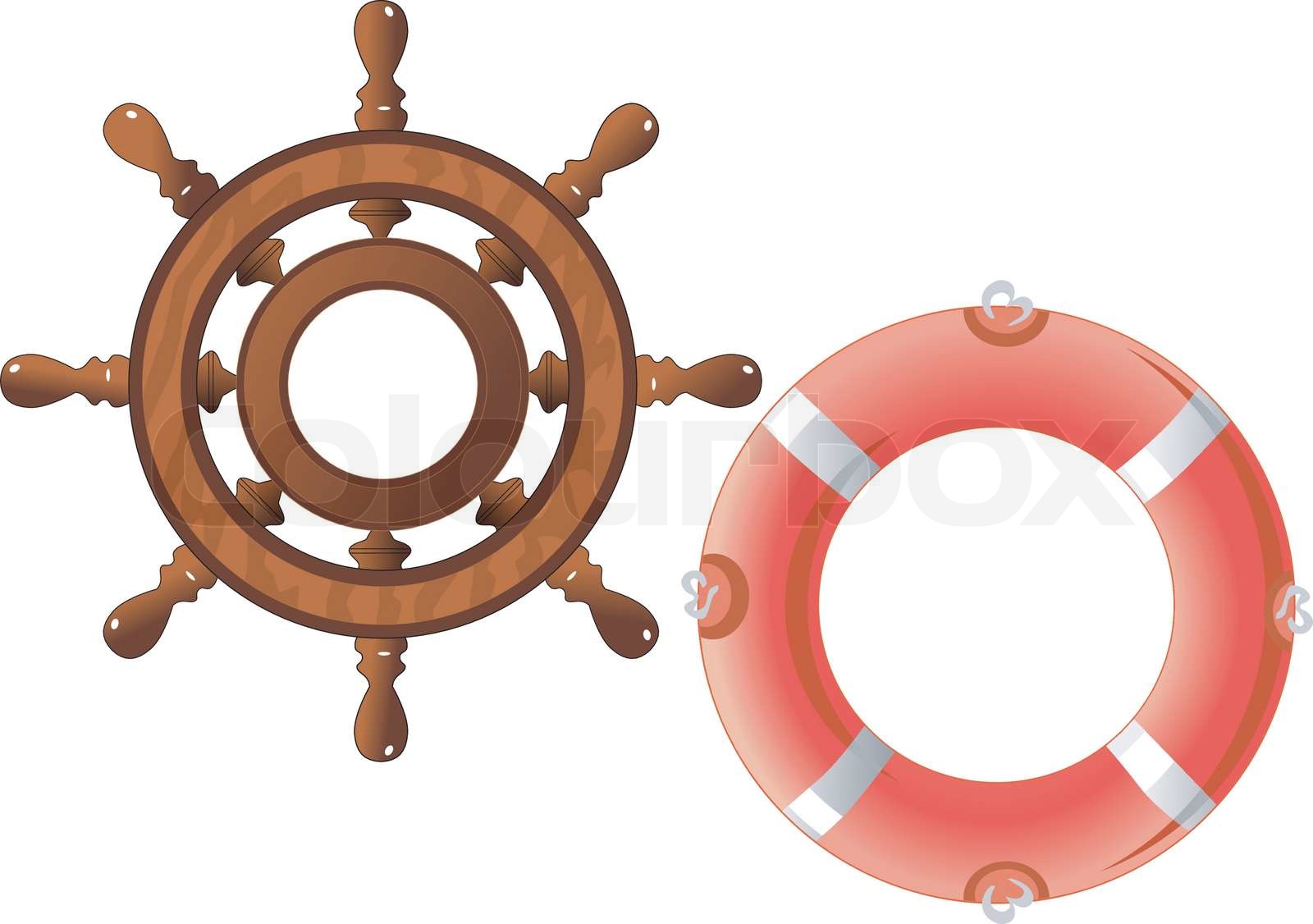 Collection of sea objects | Stock vector | Colourbox