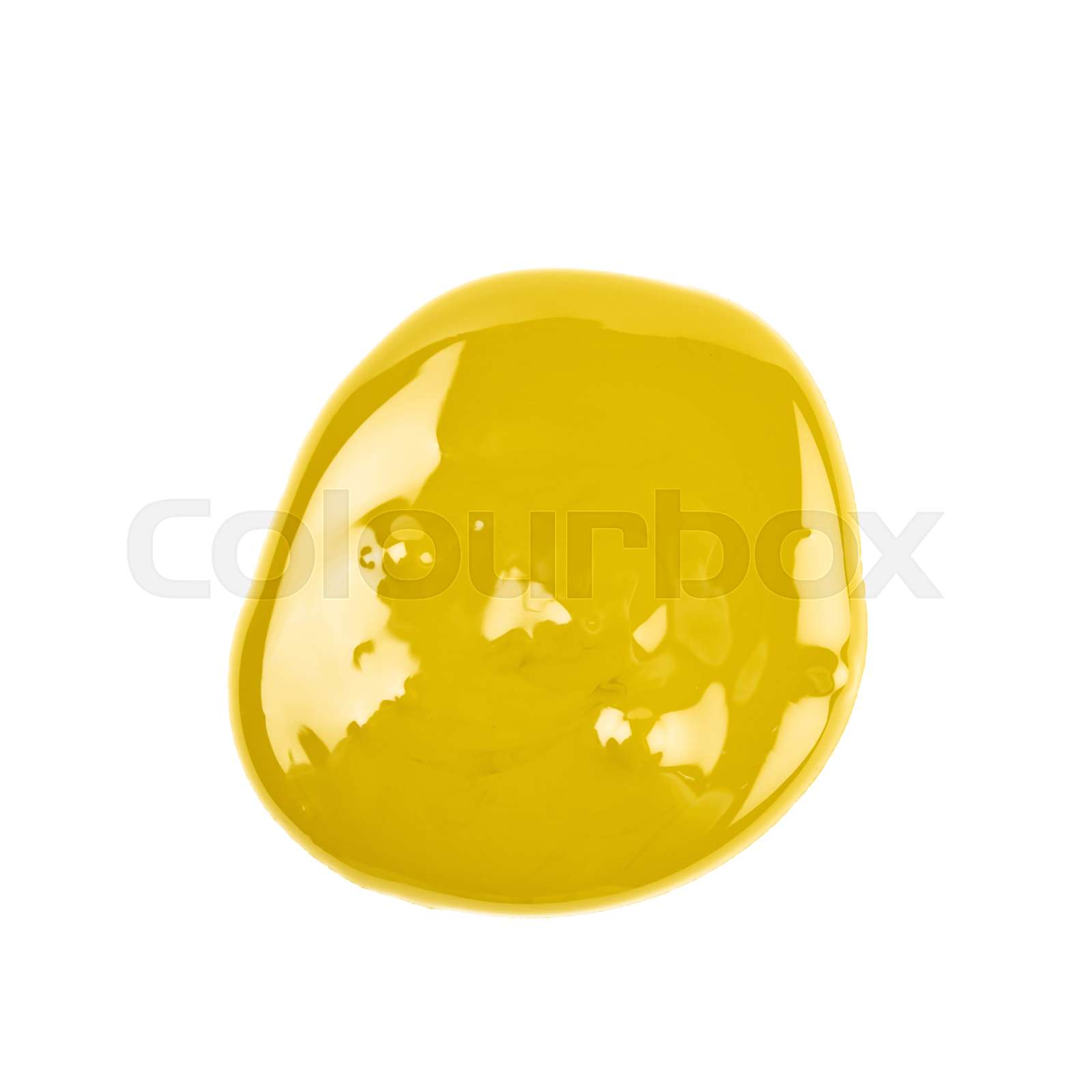 Puddle of paint isolated | Stock image | Colourbox