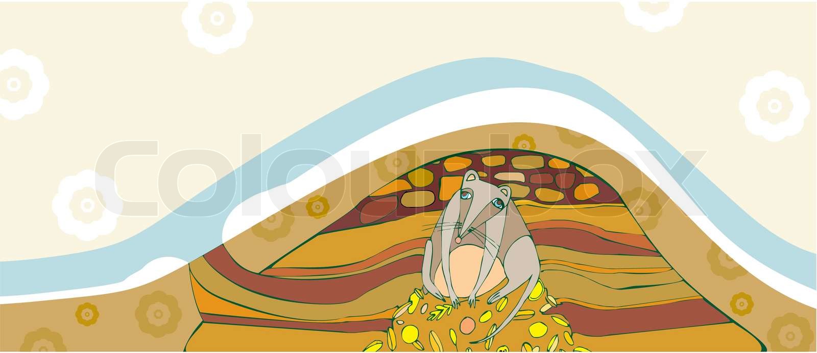 kernel, symbol, wild | Stock vector | Colourbox