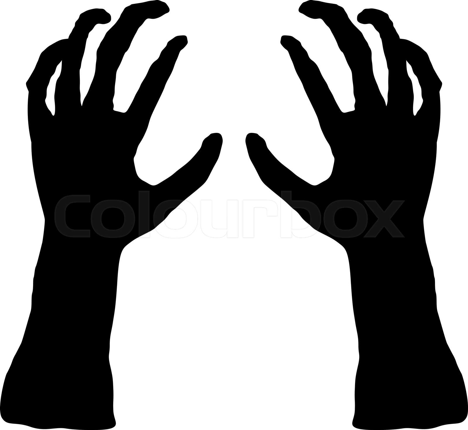 Halloween hands | Stock vector | Colourbox