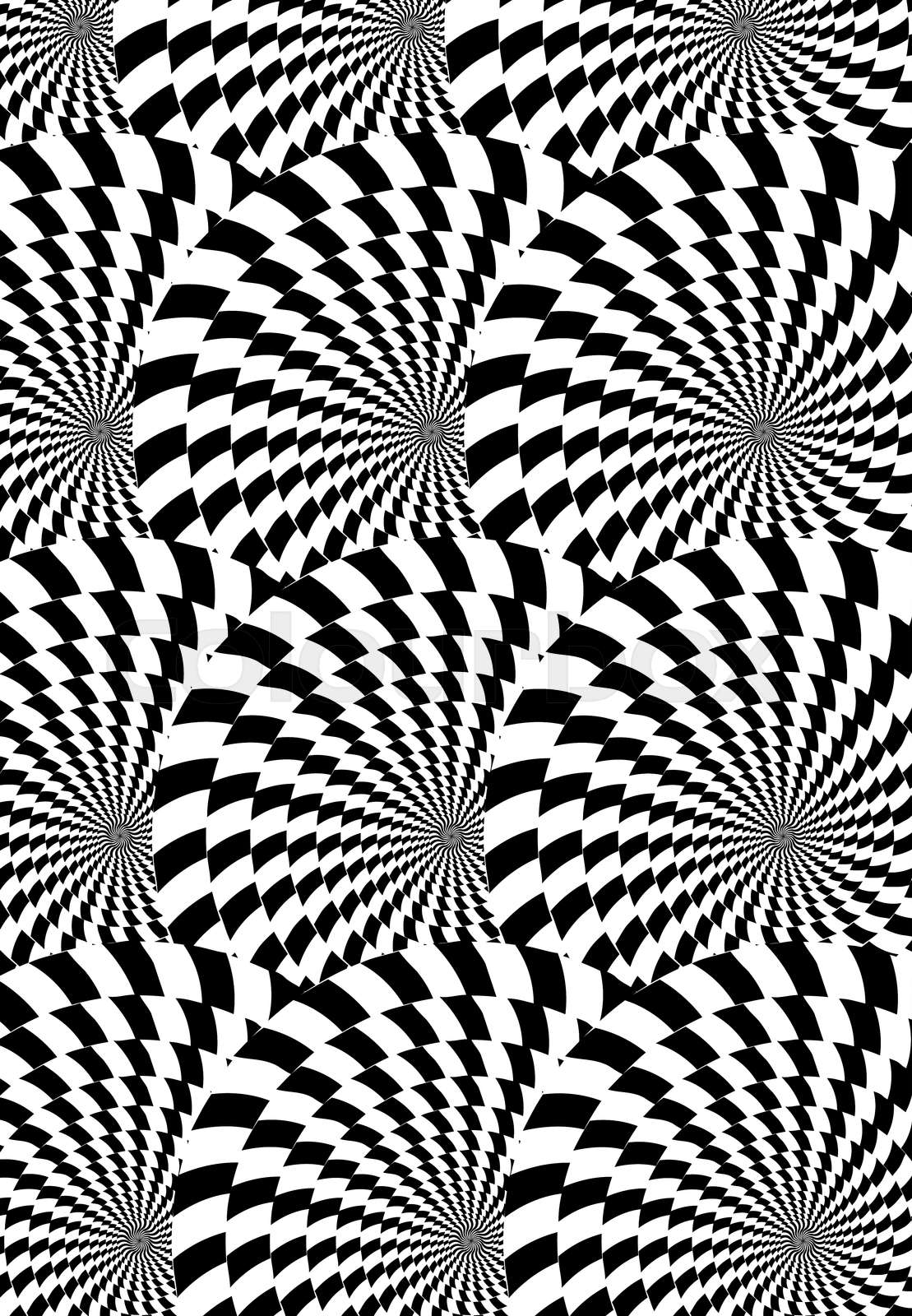 Optical illusion | Stock vector | Colourbox