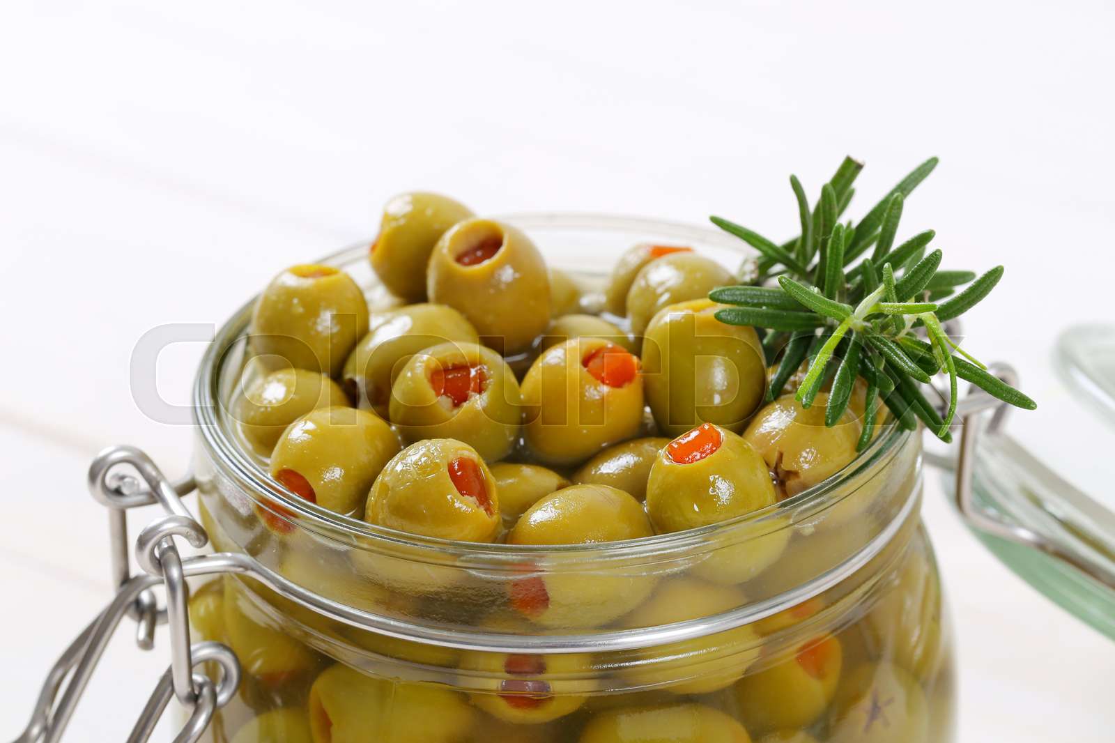 stuffed green olives | Stock image | Colourbox