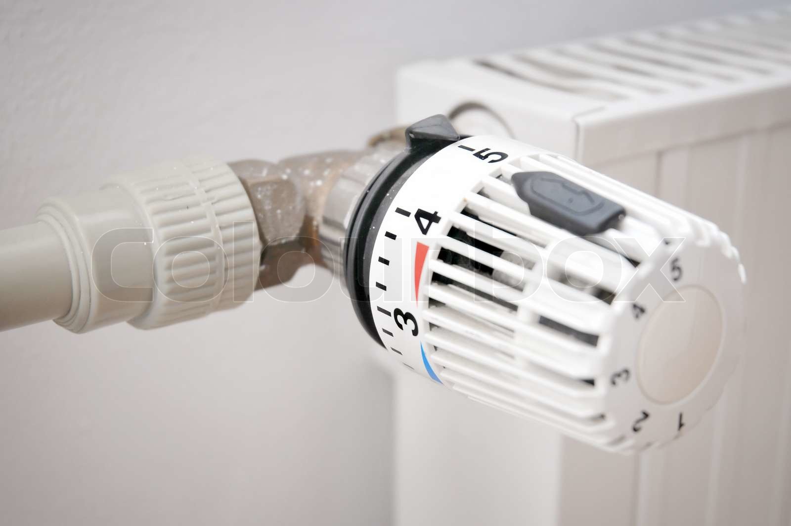 Ventilen fra køleren - Varme | Stock foto | Colourbox