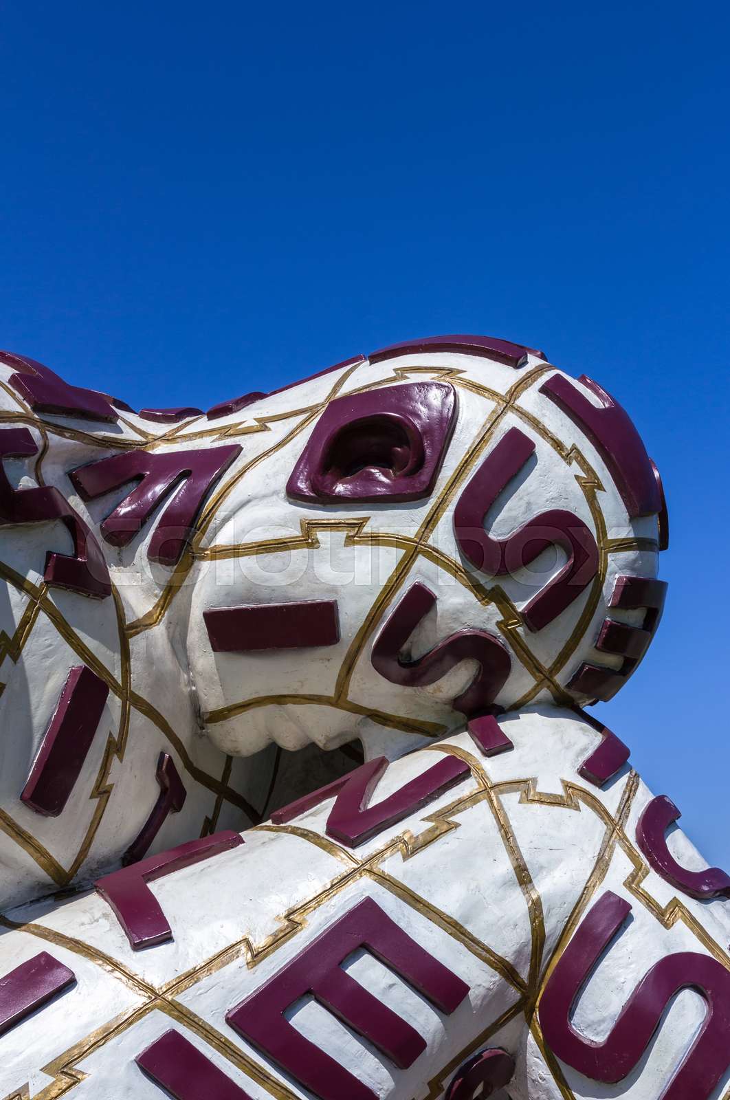 Statue of tired man | Stock image | Colourbox
