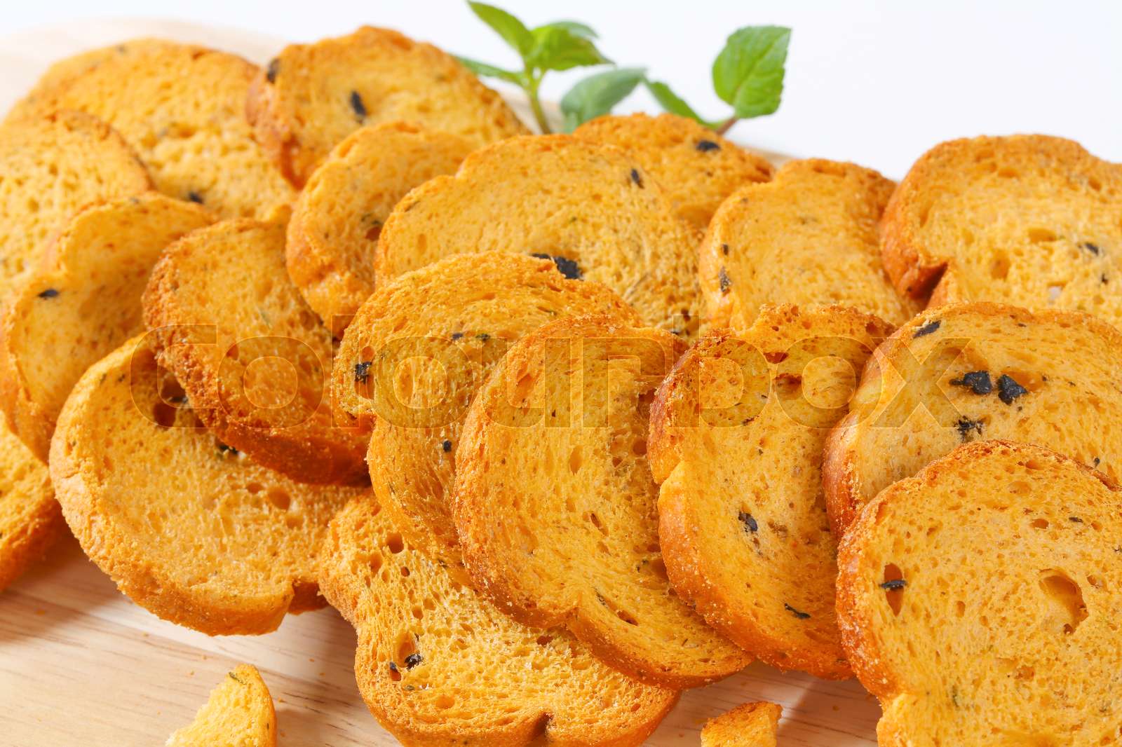 Olive dry biscuits | Stock image | Colourbox