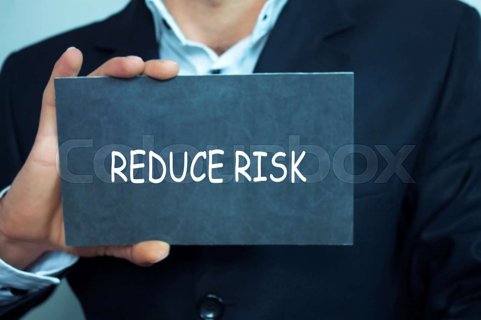 Reduce Risk Stock Image Colourbox