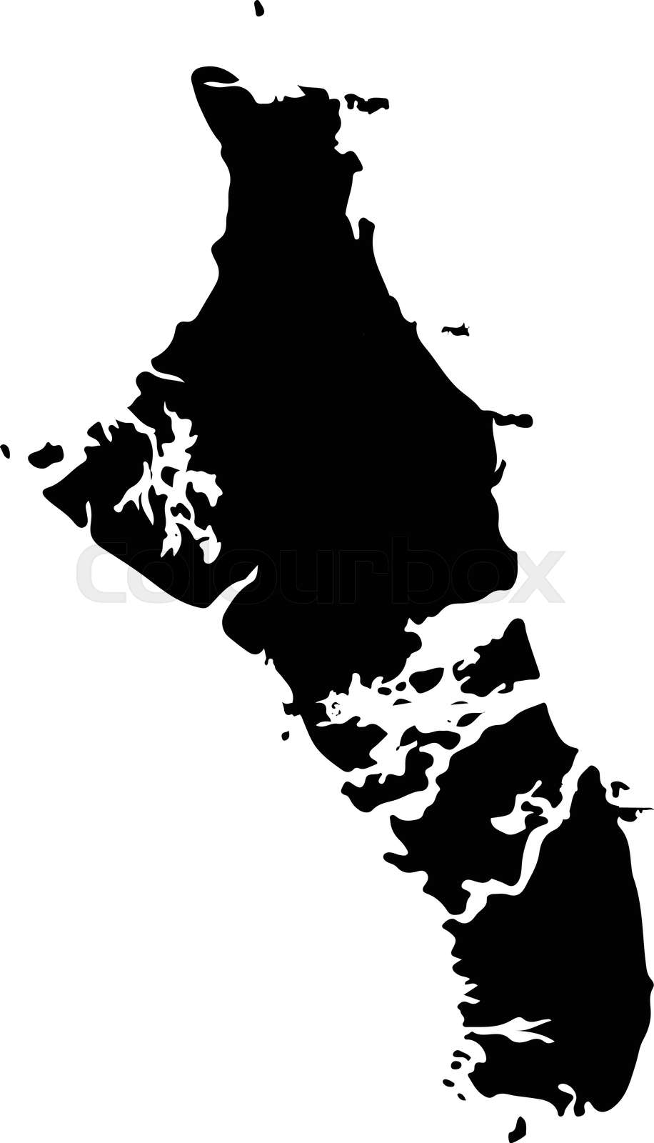 Vector map of Bahamas | Stock vector | Colourbox