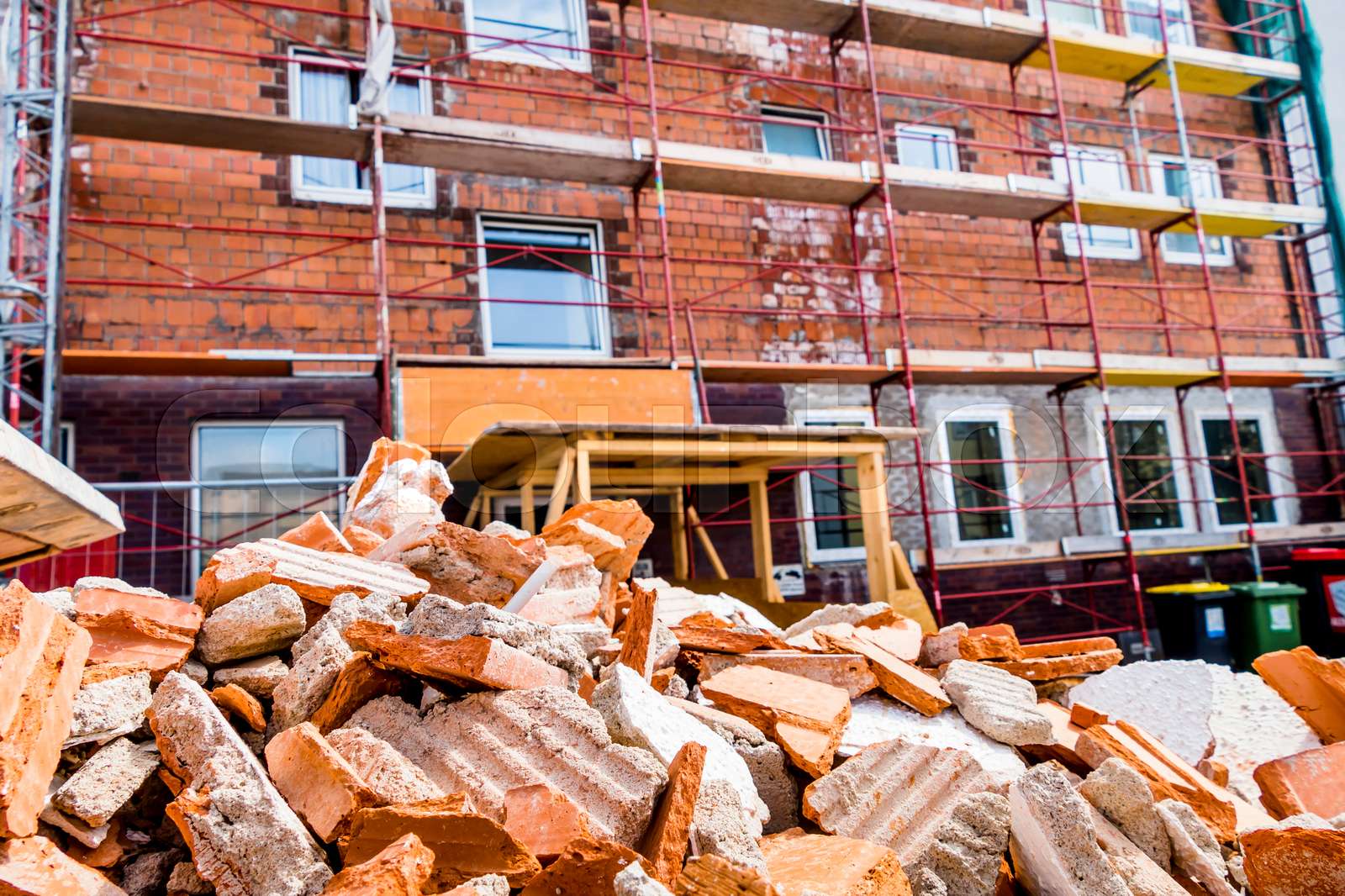 rubble on building site | Stock image | Colourbox