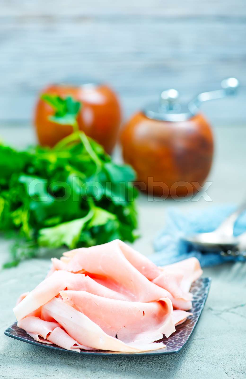 chicken ham | Stock image | Colourbox