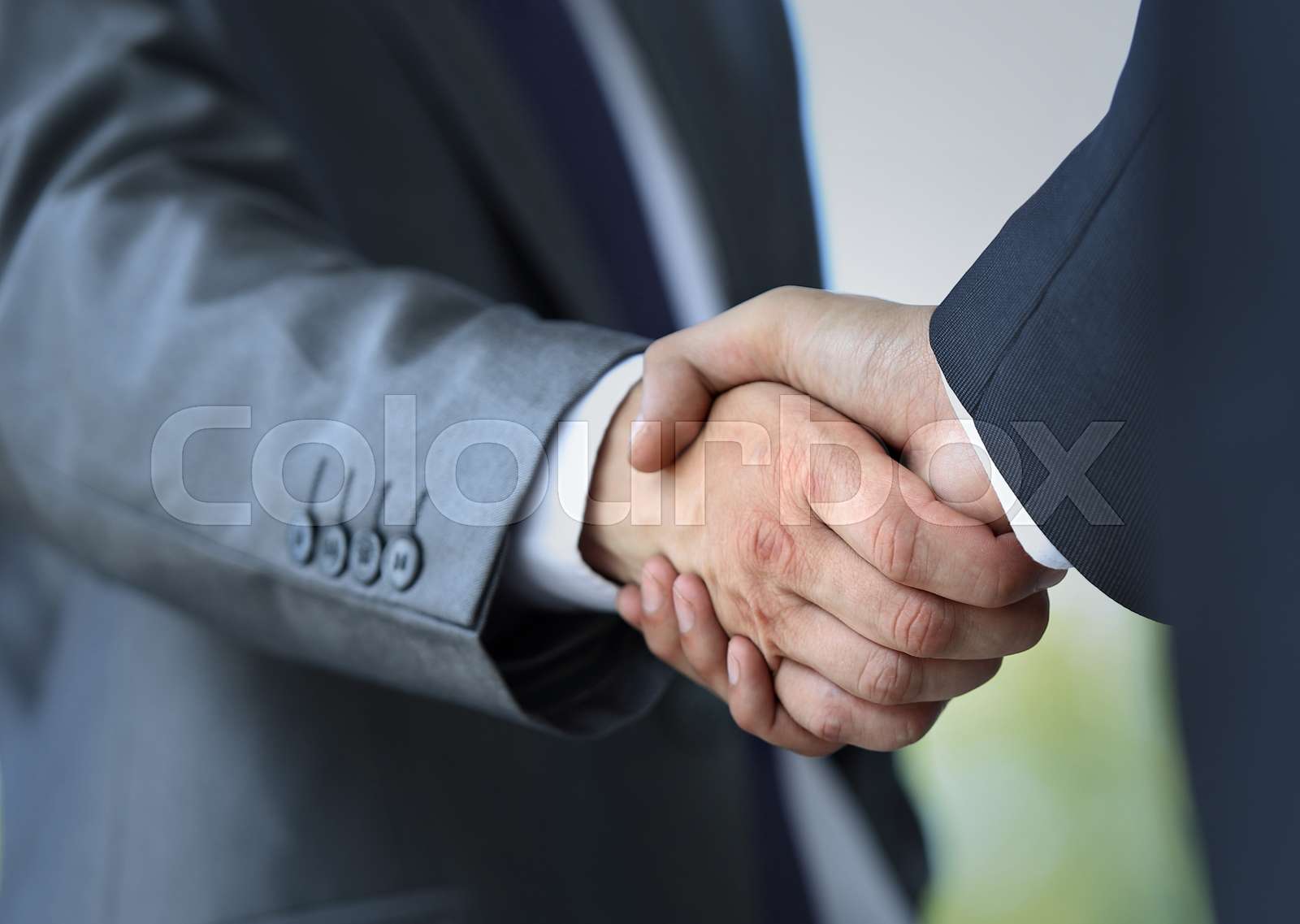 handshake in office | Stock image | Colourbox