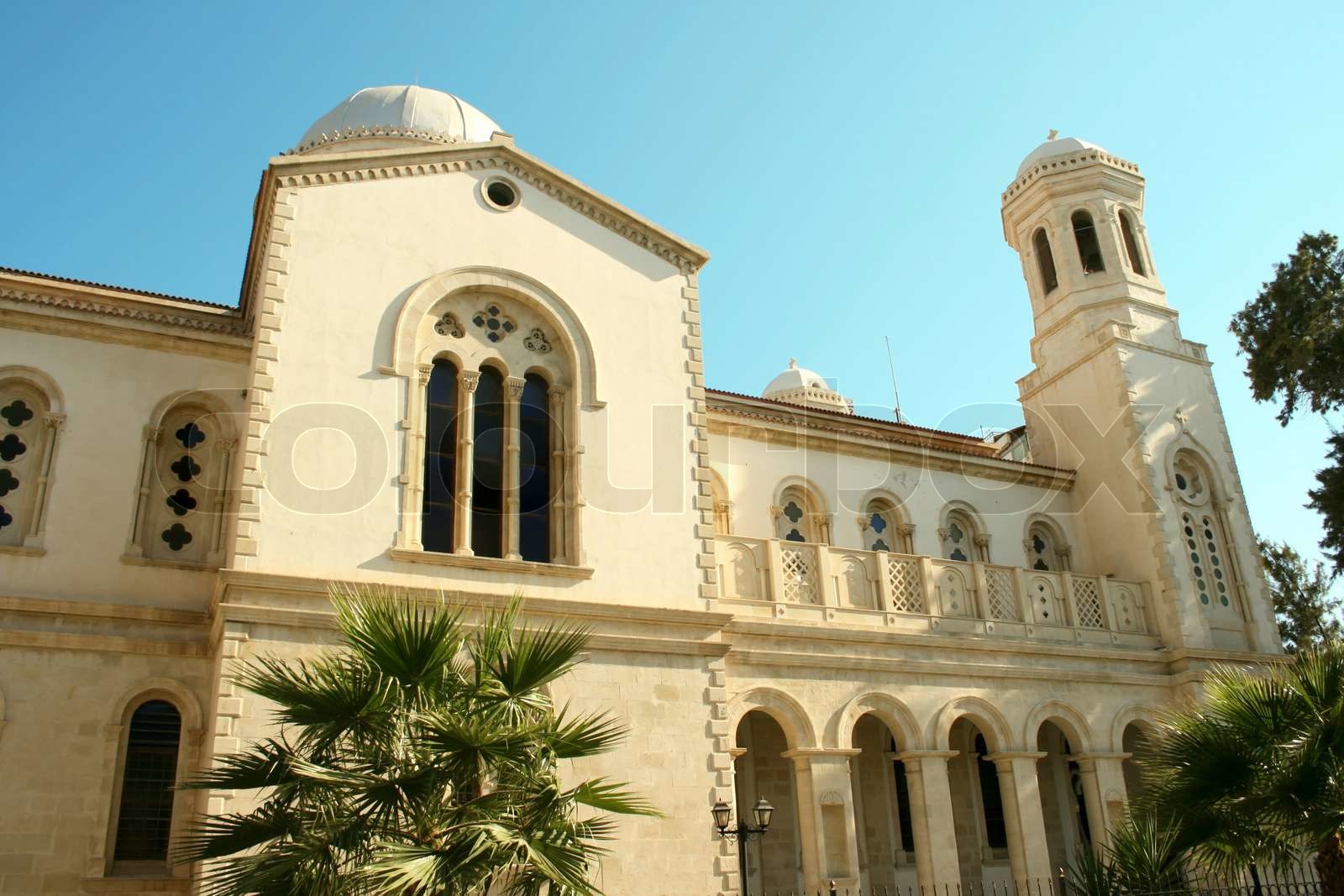 Historic old town church of Limassol in Cyprus | Stock image | Colourbox