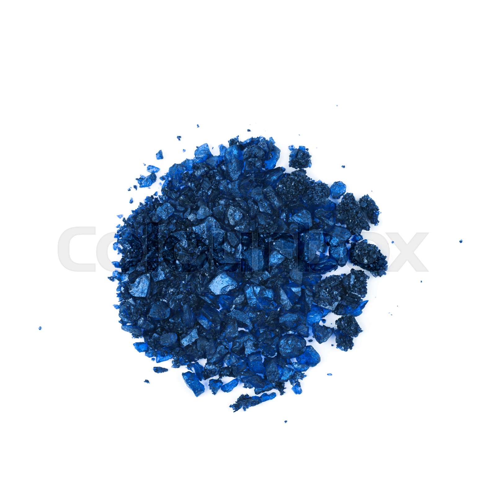 Pile of colored salt crystals isolated | Stock image | Colourbox