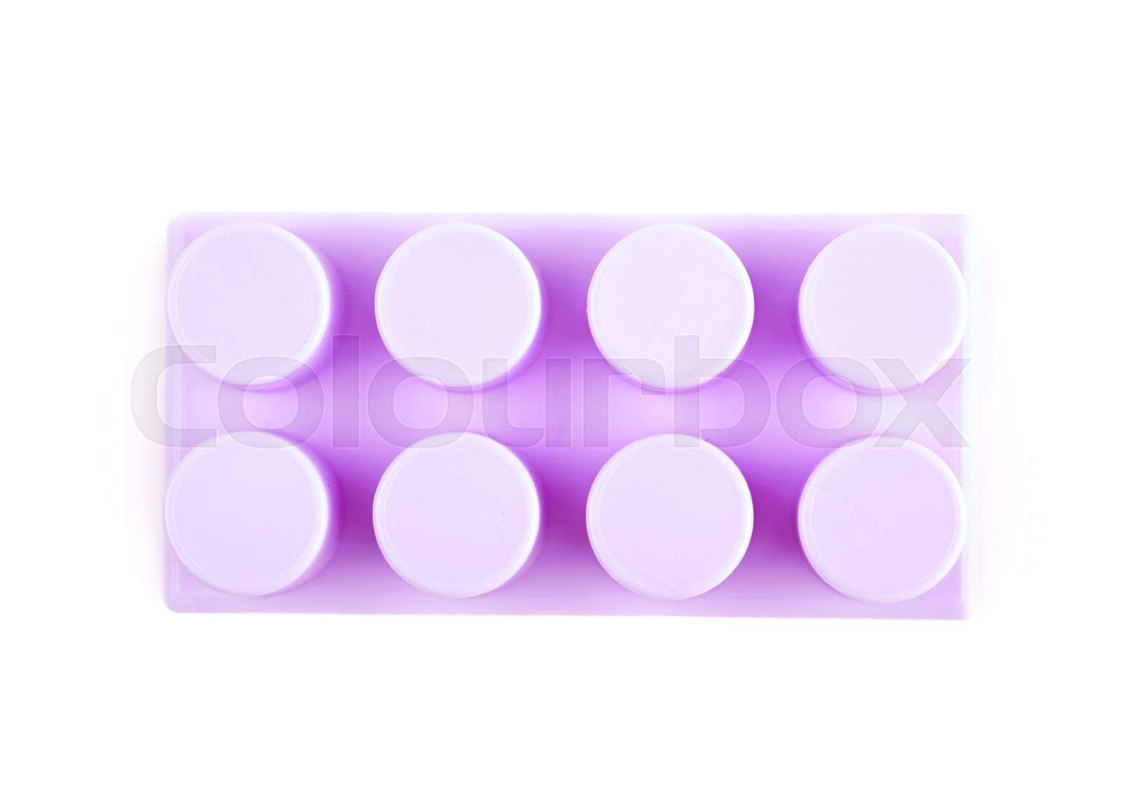 Single toy construction block isolated | Stock image | Colourbox