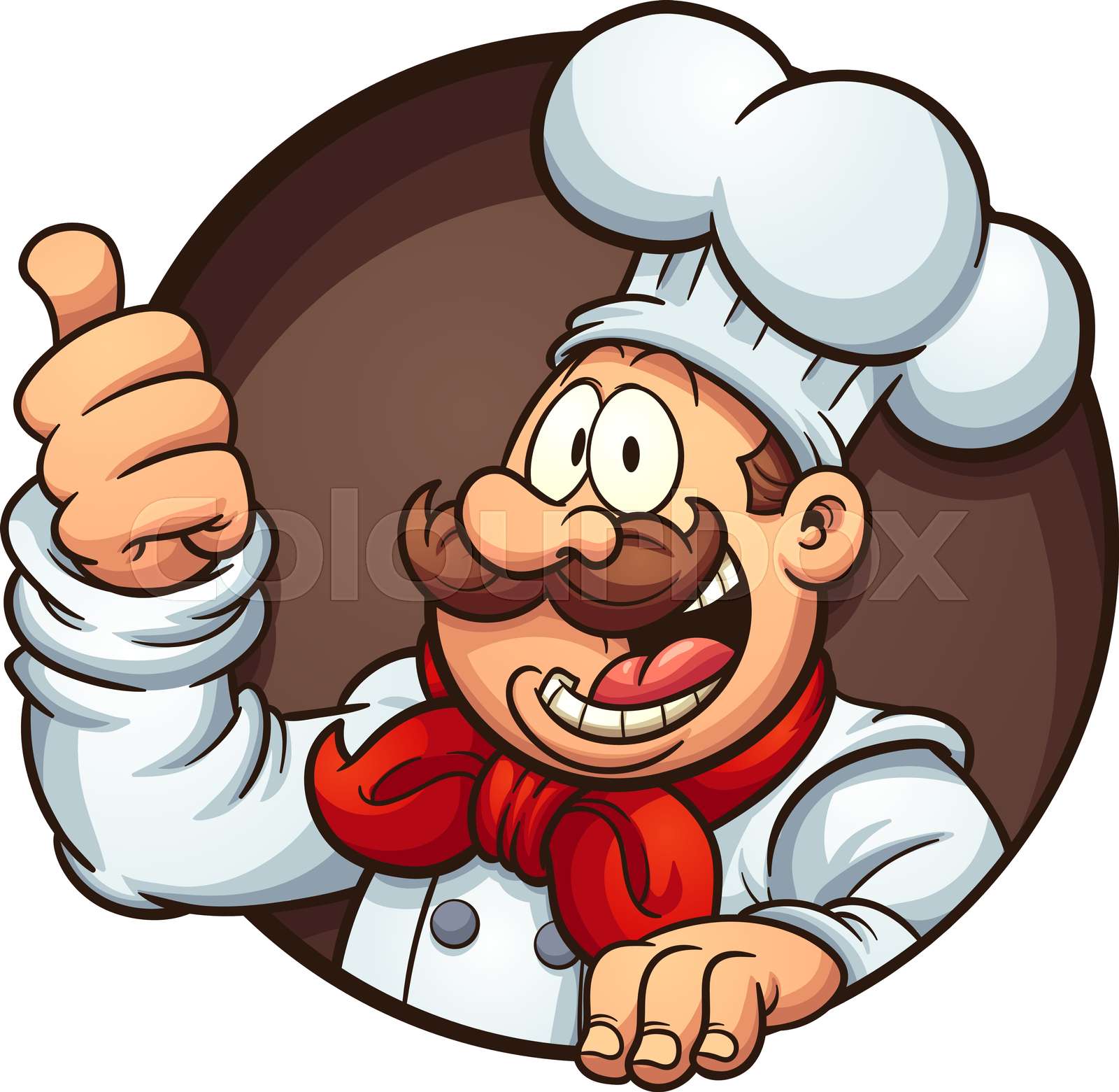 Cartoon chef | Stock vector | Colourbox
