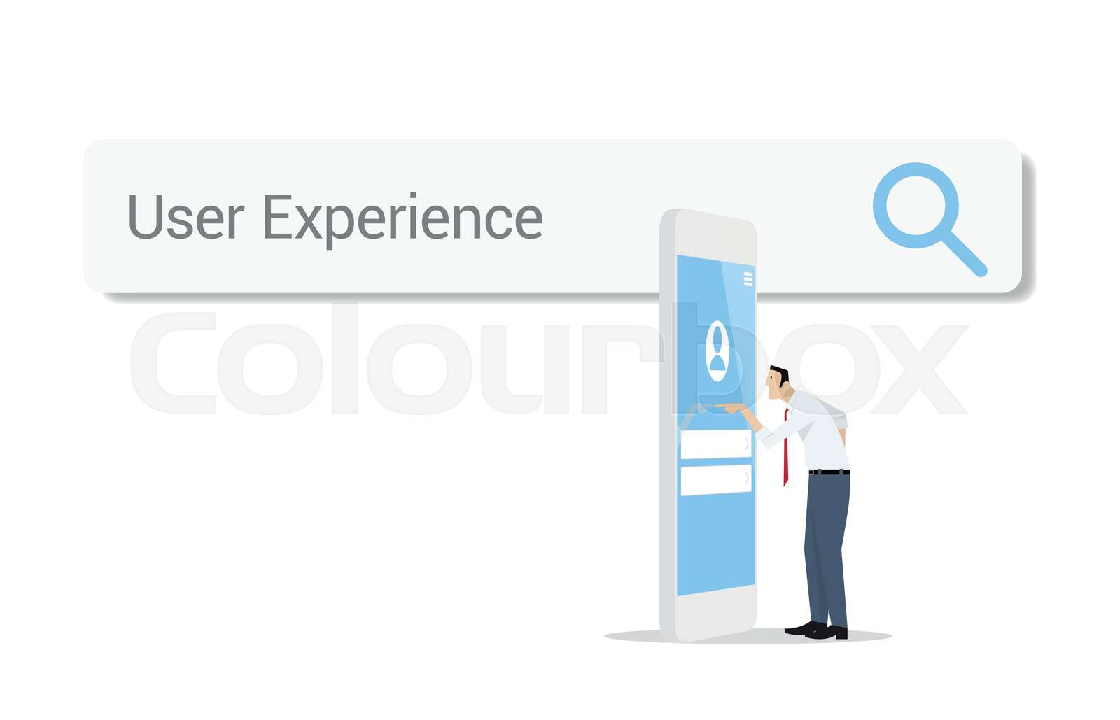 User Experience Concept. | Stock vector | Colourbox