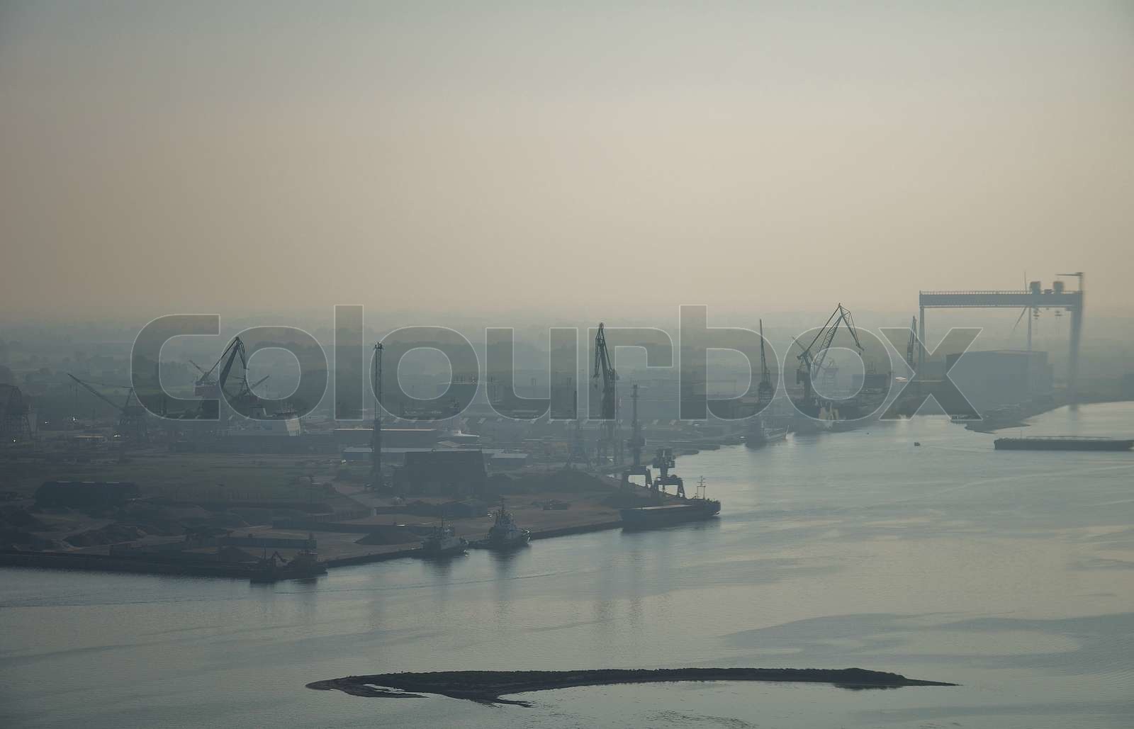 Odense Steel Shipyard , Odense Steel Shipyard | Stock image | Colourbox