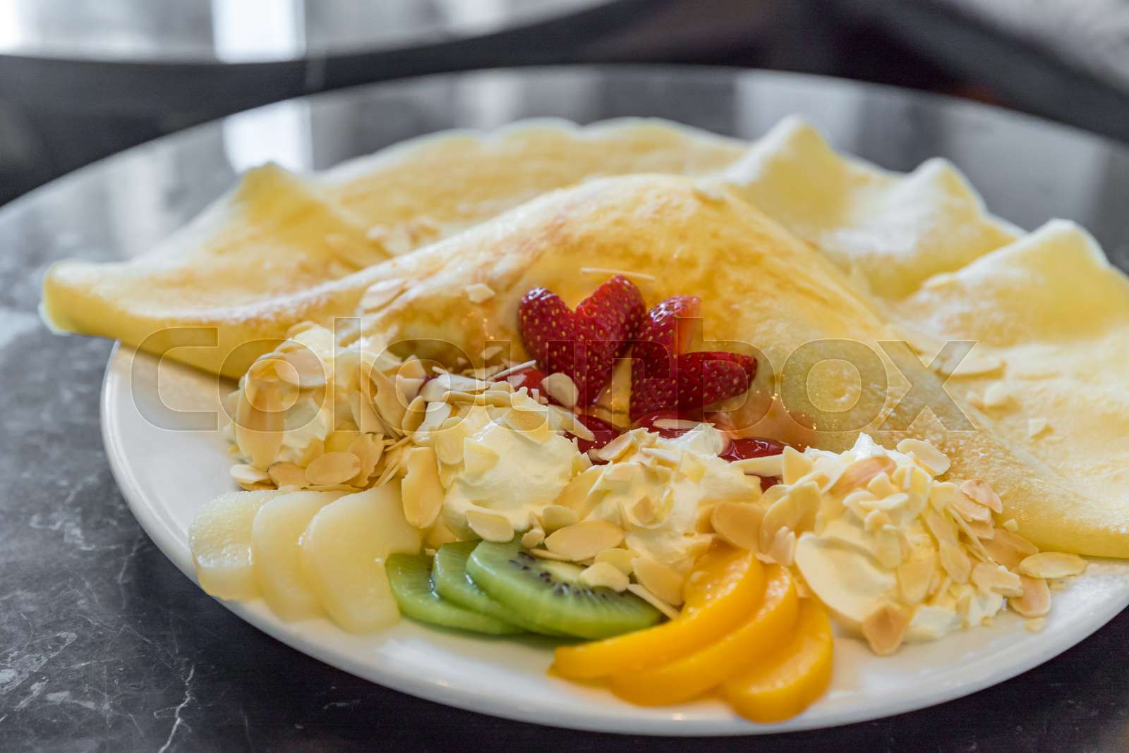 Exotic Fruit crape | Stock image | Colourbox